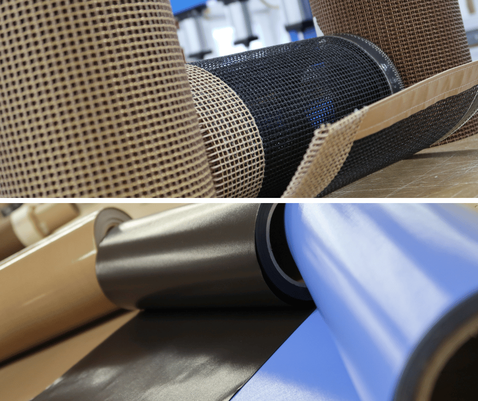 PTFE Coated Fabrics - Glass Cloths and Coated Mesh's